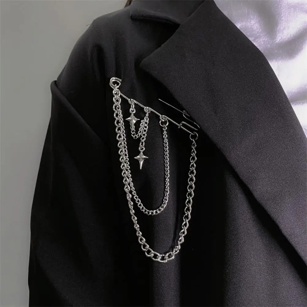 Zinc-Alloy-Brooch-Chain-Brooch-Hip-Hop-Style-Unisex-Chest-Brooch-with ...