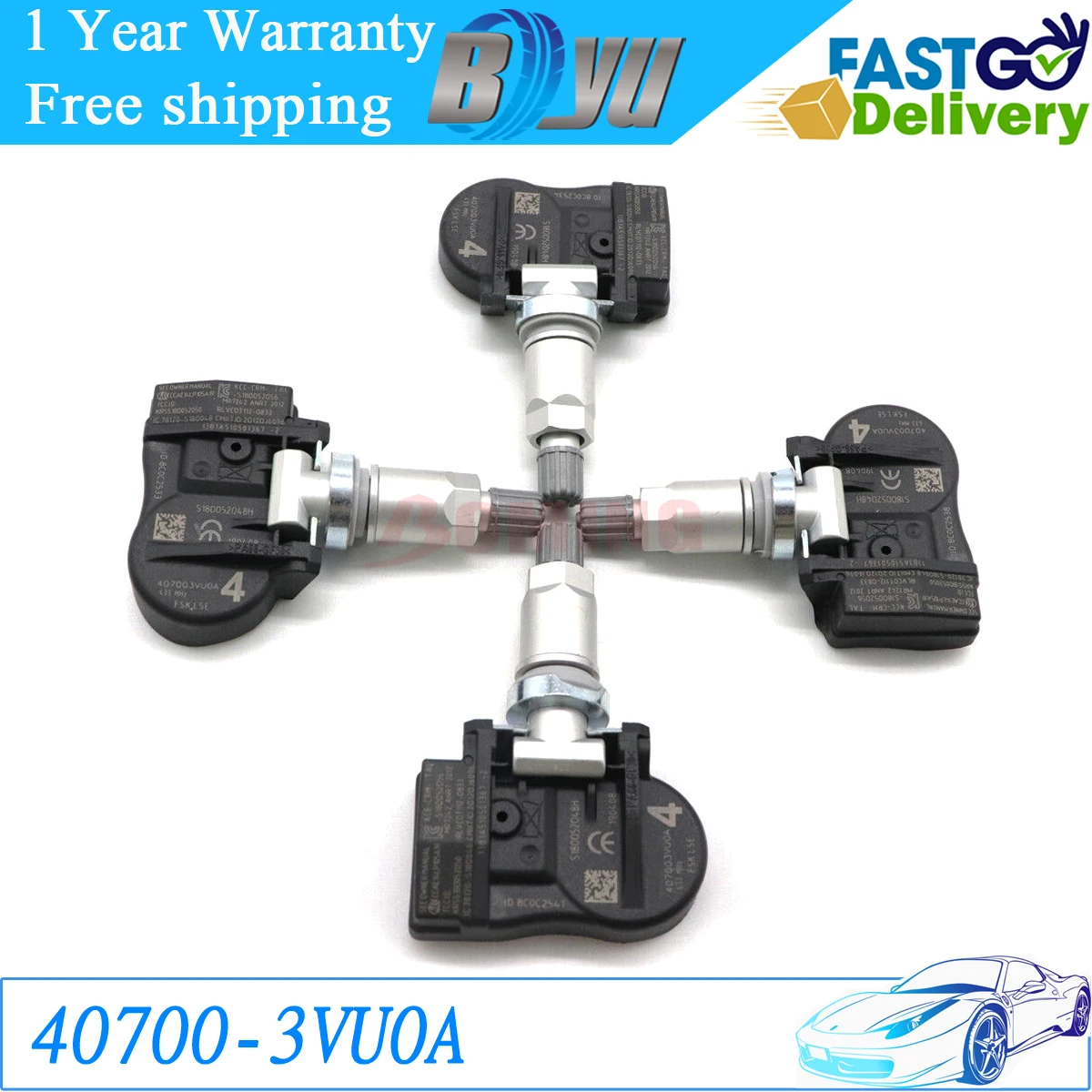 Sensor-de-Monitoramento-da-Press-o-do-pneu-407003VU0A-TPMS-para-Nissan ...