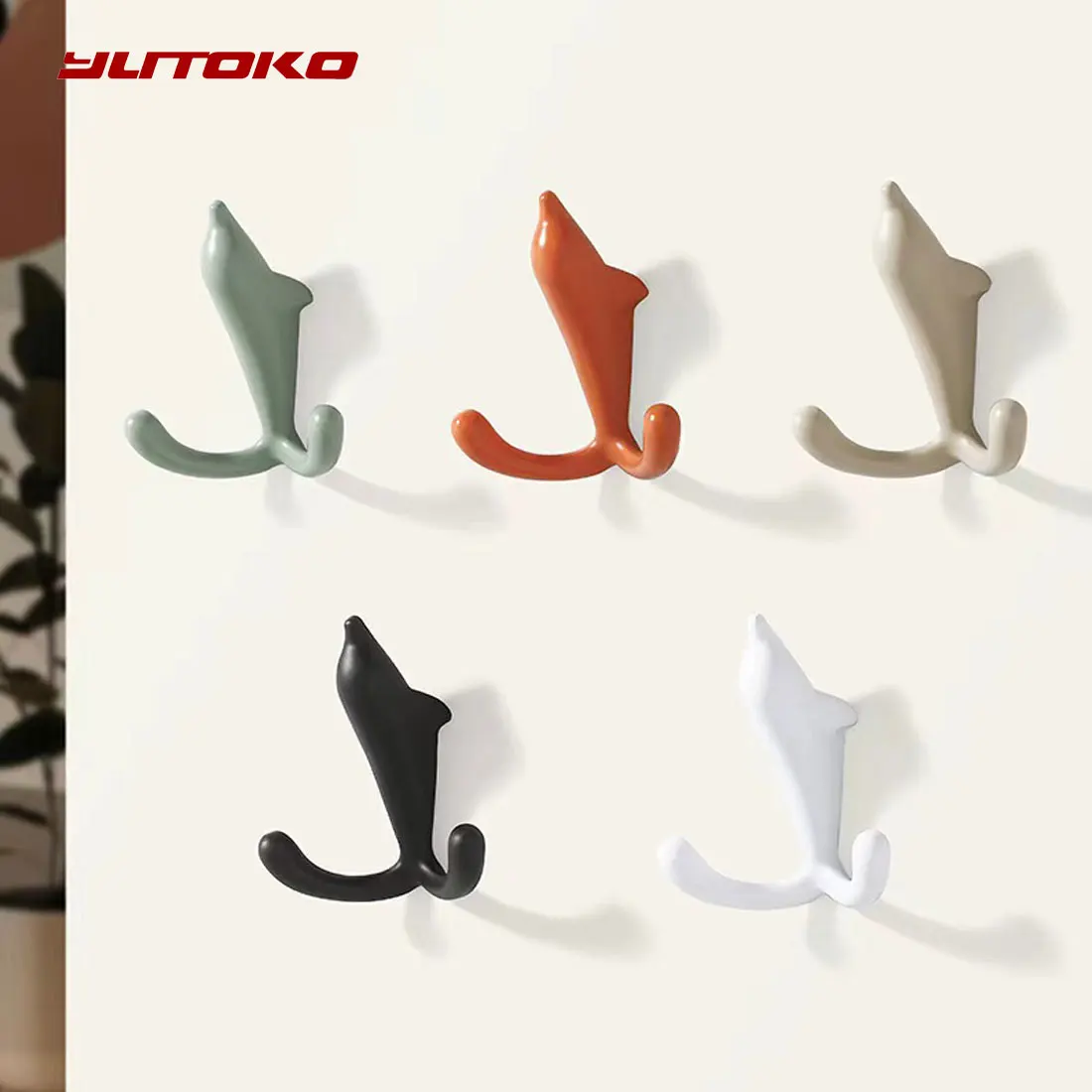 YUTOKO-Zinc-Alloy-Dolphin-Decoration-Hook-Wall-Hooks-Clothes-Hook ...