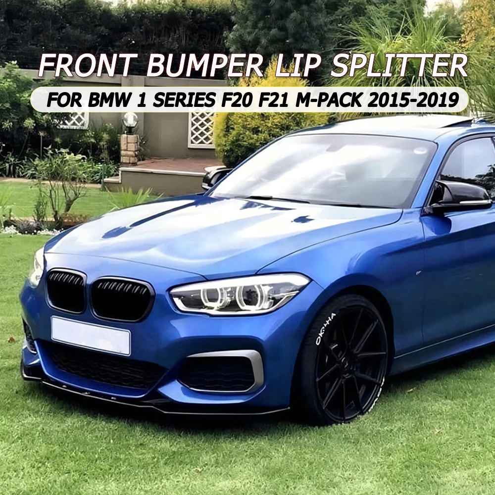 Front Bumper Lip Splitter Diffuser Body Kit Spoiler For BMW 1 Series ...