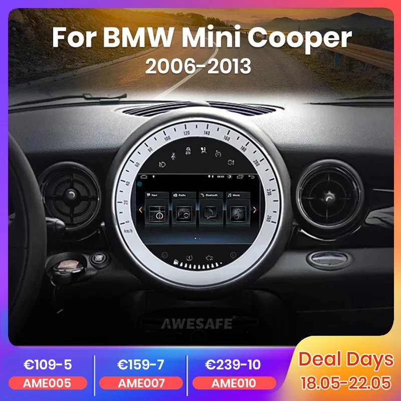 Awesafe 7 "Android 10.0 Auto Radio Audio Speler Multimedia Gps Voor Bmw ...