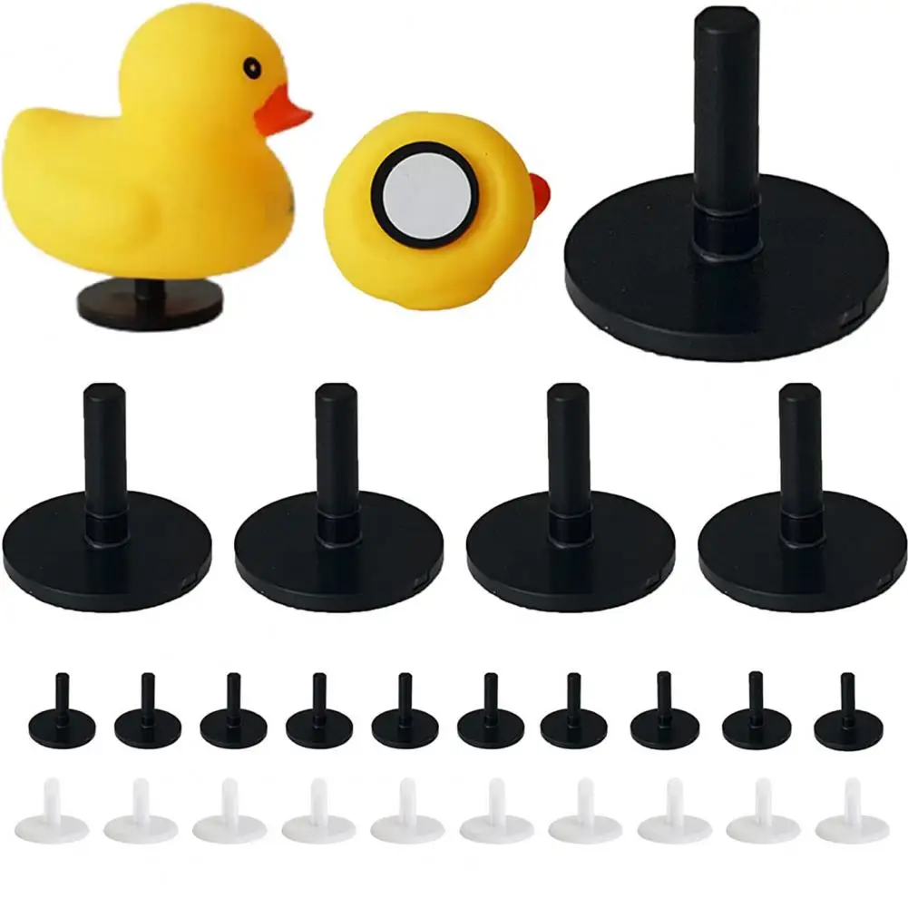 10Pcs-Rubber-Duck-Mount-Plastic-Non-deformable-Model-Display-Stand ...