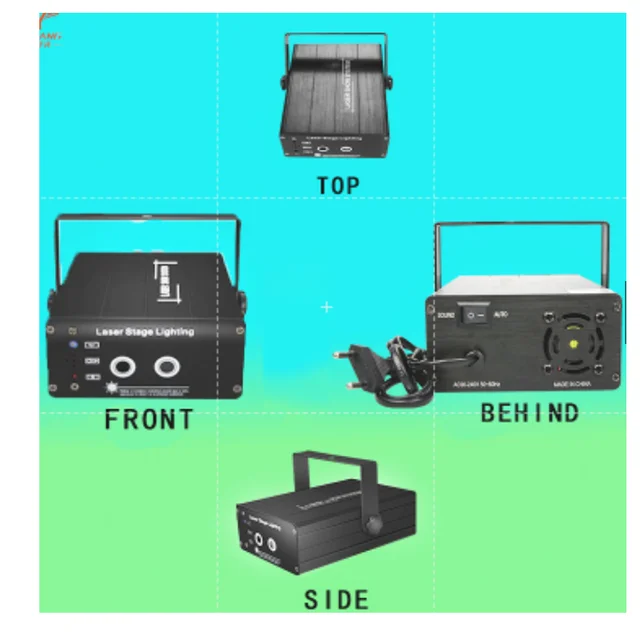 Rgb Party Laser Light Home Dj Projecor Mini Led Színpad Könnyű Disco ...