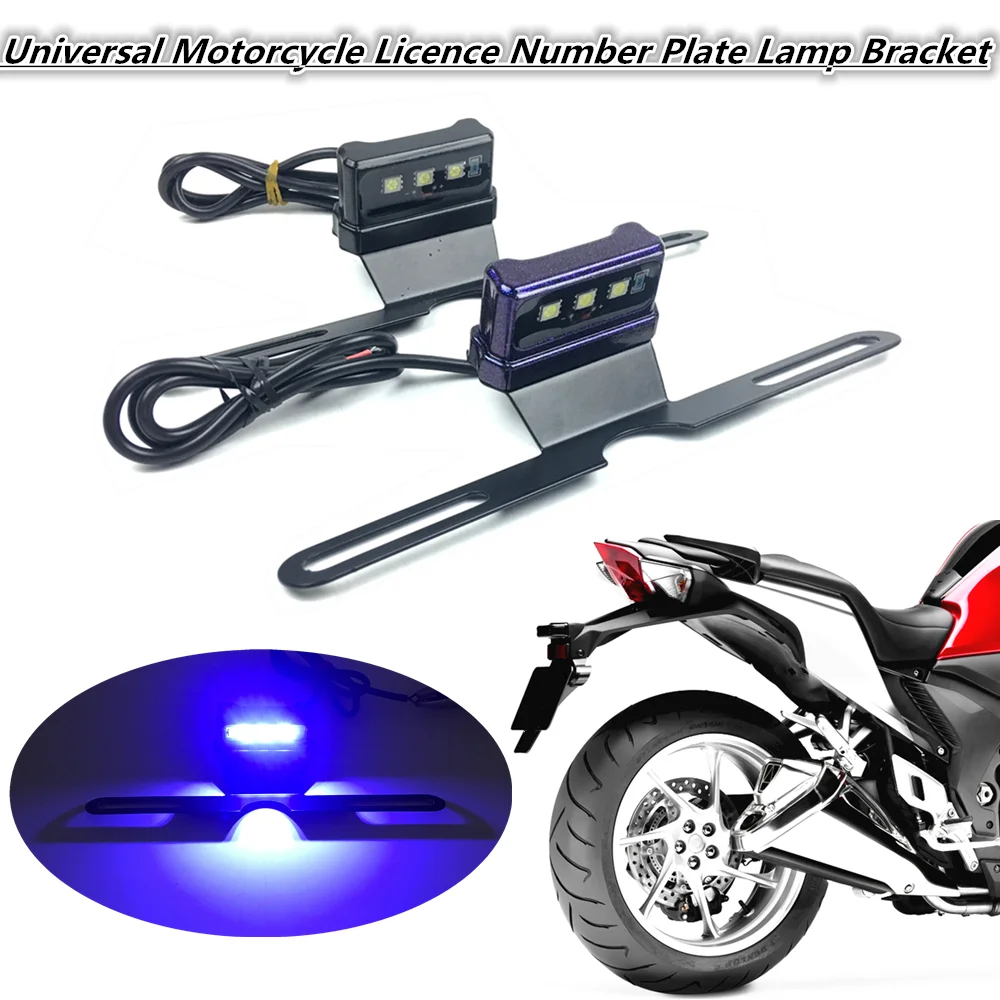 Universal-License-Plate-LED-Light-For-YAMAHA-KAWASAKI-SUZUKI-HONDA ...