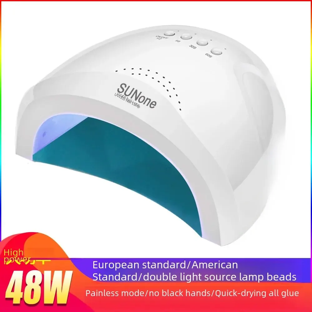 48w Smart Sensing Sunone Nail Art Lamp Led/uv Nail Salon Phototherapy ...