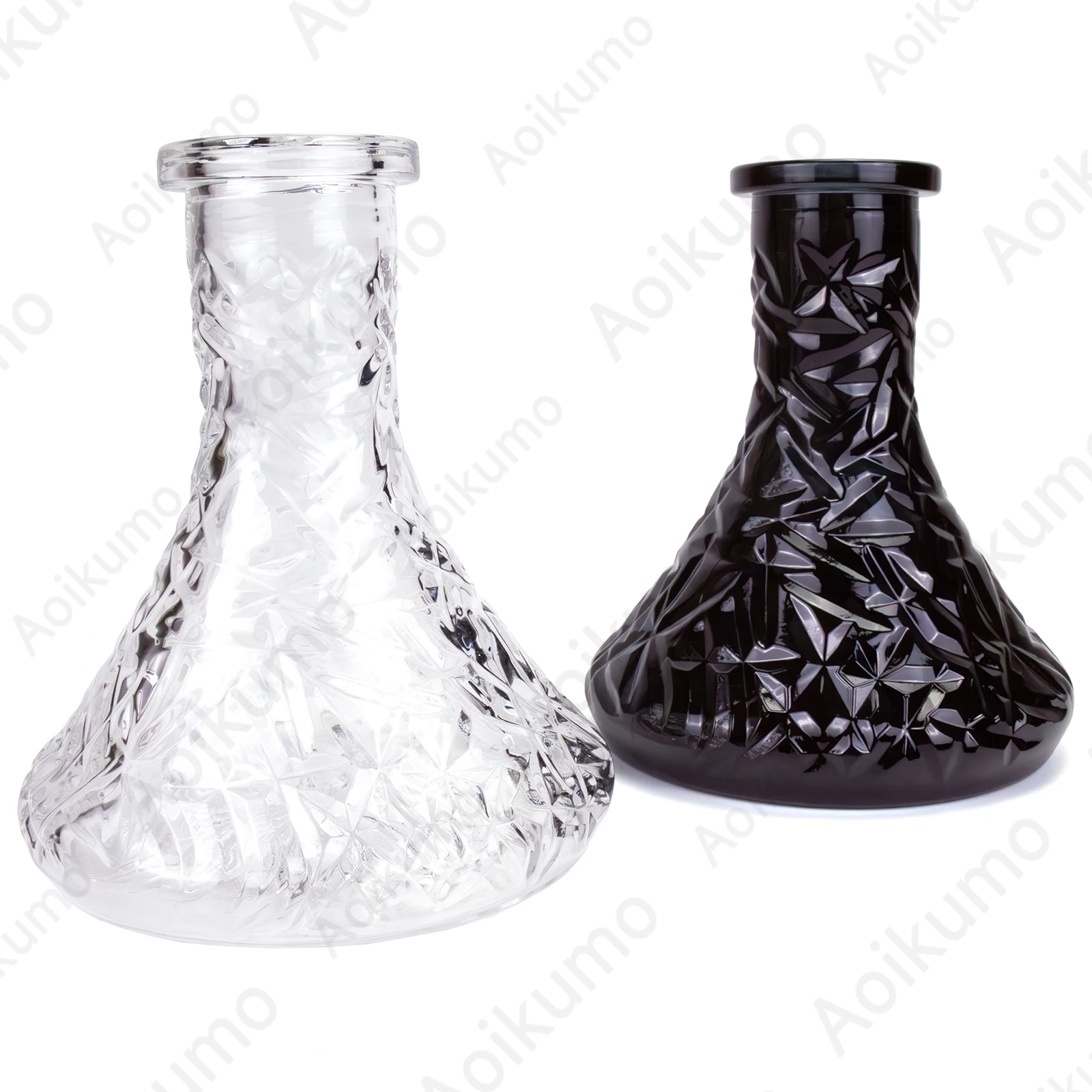 New-Small-Rhombus-Hookah-Glass-Bottle-Universal-Flask-Shisha-Base ...