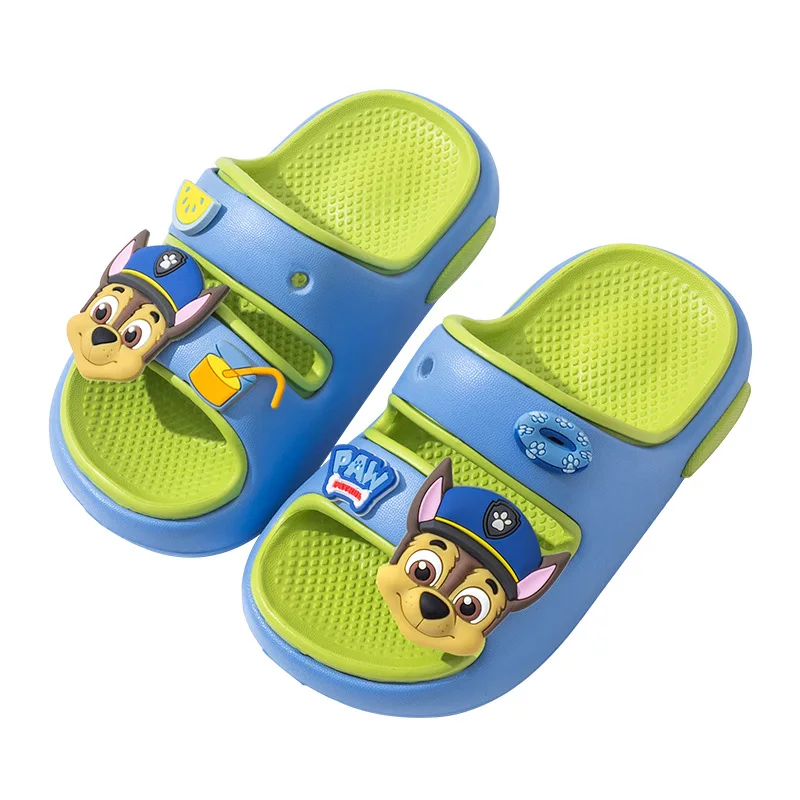 Paw Patrol Chase Slide Sandals Character Decor Toddler EVA Slippers ...