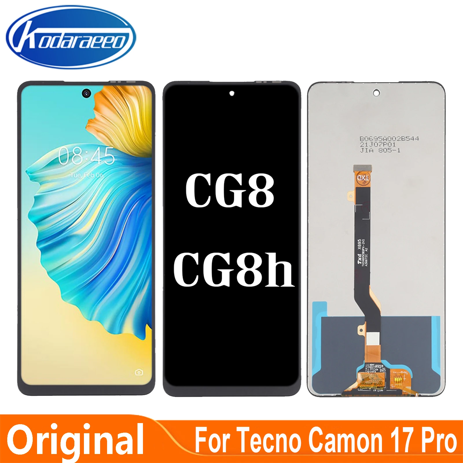 Original-For-Tecno-Camon-17-Pro-17Pro-CG8-CG8h-LCD-Display-Touch-Screen ...