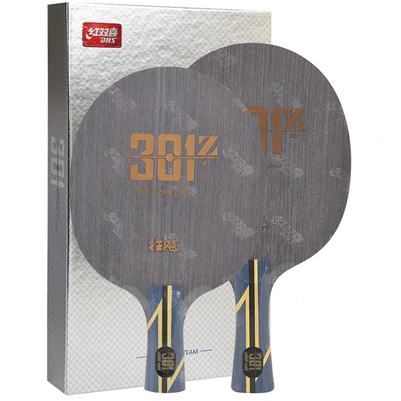 DHS 301Z Hurricane Table Tennis Blade Racket (New Z Fiber Carbon) H301Z ...