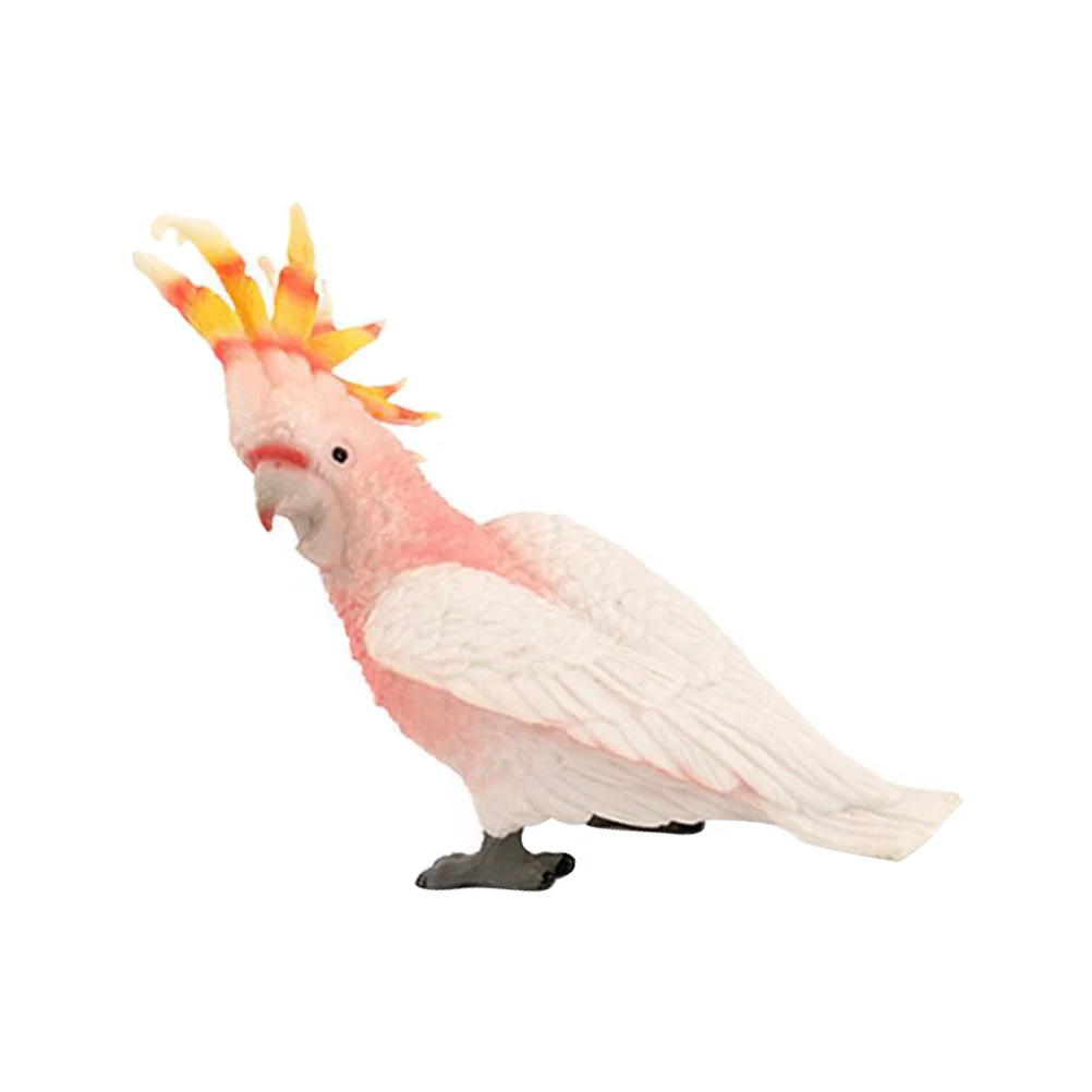 Miniature-Parrot-Figurine-Decorative-Tropical-Bird-Statue-Plastic ...