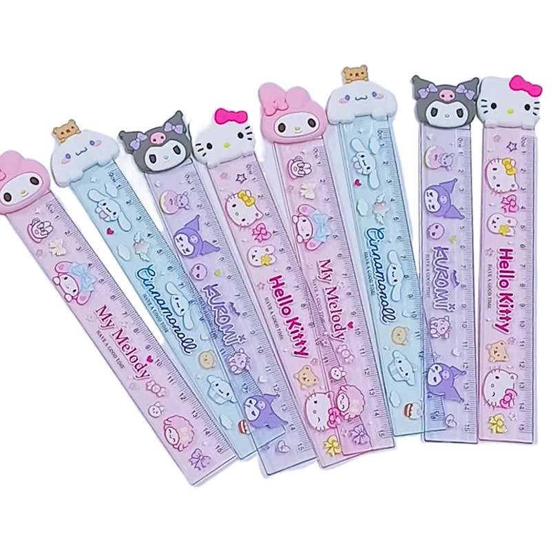1pcs-Sanrio-Ruler-Hello-Kitty-Kuromi-My-Melody-Cinnamoroll-Cartoon ...