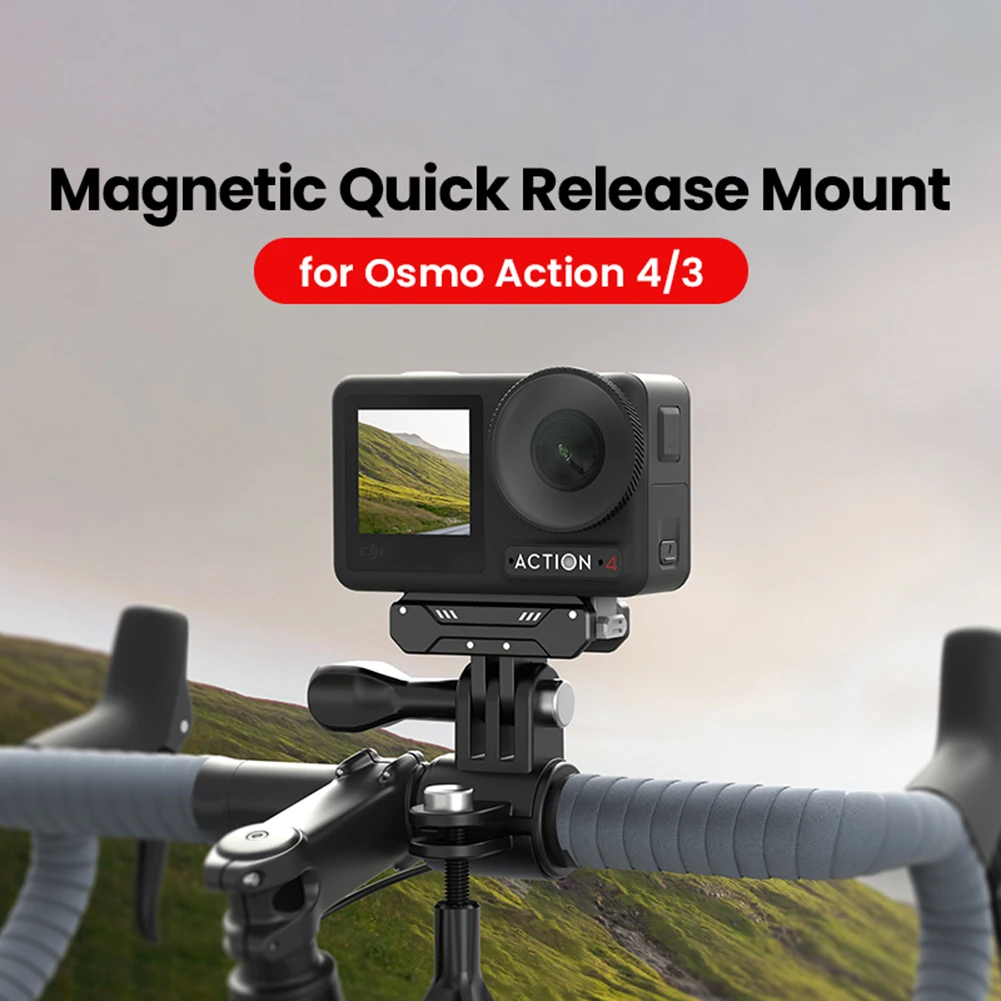 Magnetic-Quick-Release-Mount-Bracket-For-DJI-OSMO-Action-4-3-Aluminum ...