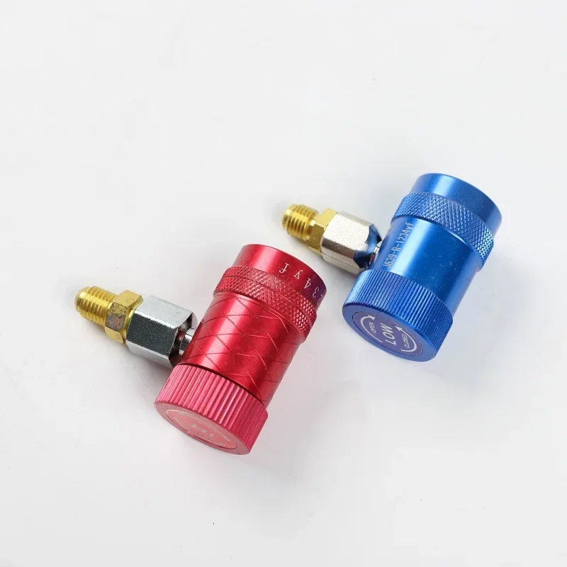 1set-Freon-R1234YF-Auto-Car-Quick-Coupler-Connector-Brass-Adapters-Air ...