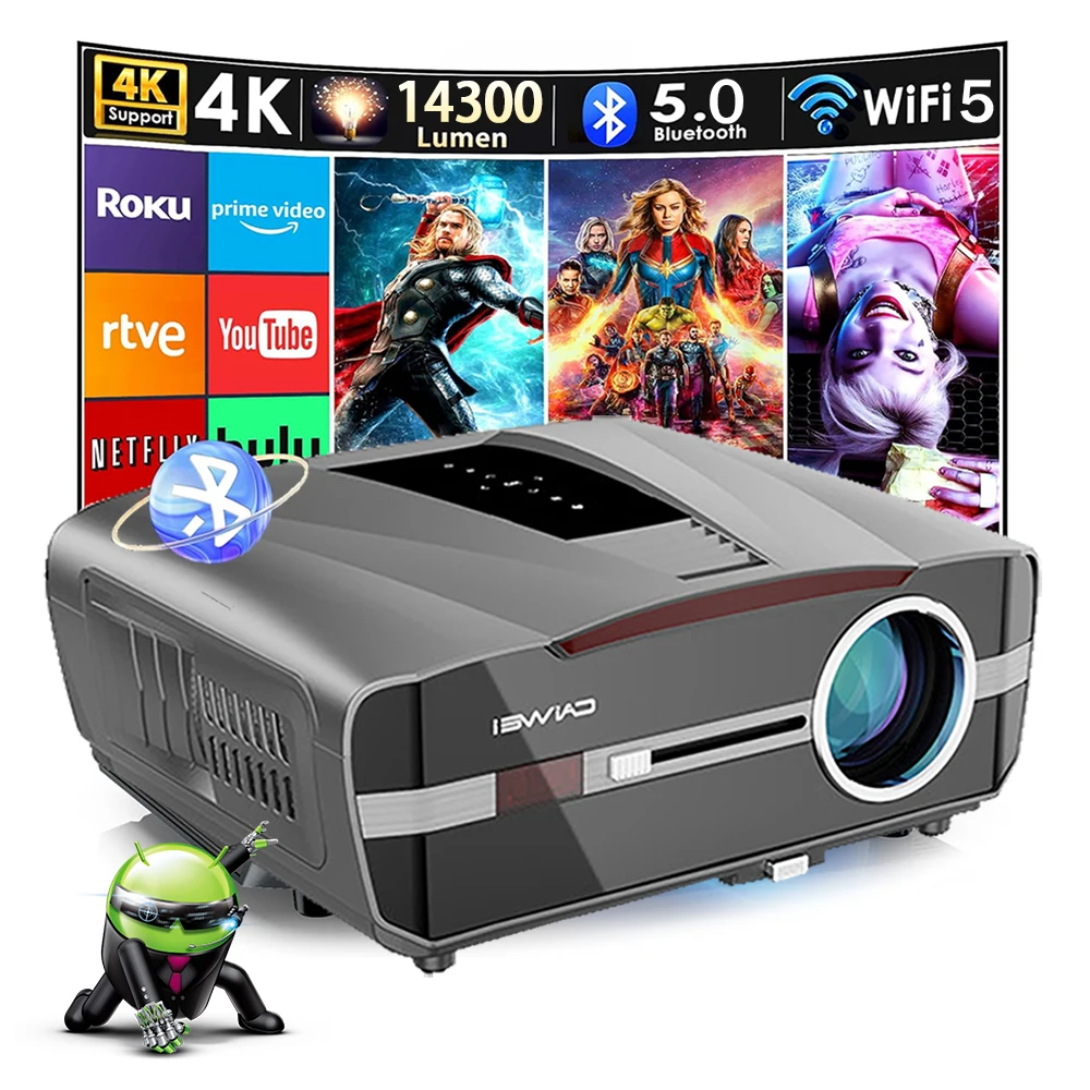 4KG-Professional-Projector-D7K-T6-1080P-4K-HD-Home-Projection-5G ...