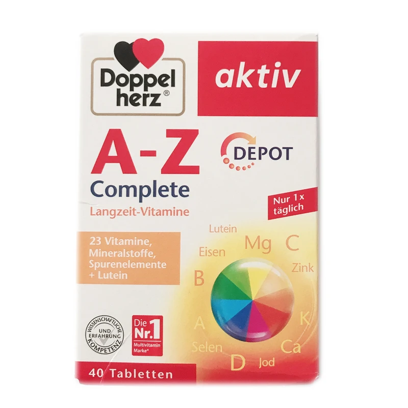 A-Z Complete Langzeit Vitamine 23 Vitamine Mineralstoffe Spurenelemente ...