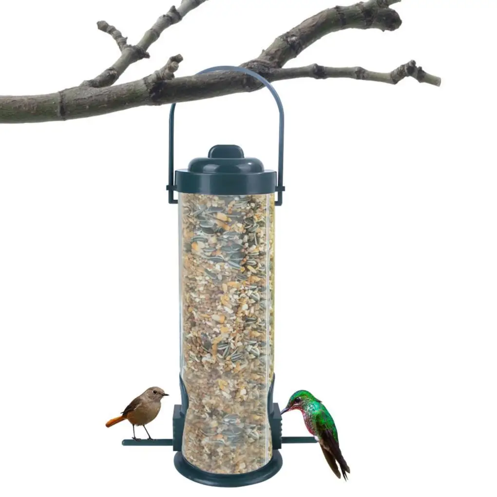 Bird-Feeder-Hanging-Food-Dispenser-Parrot-Food-Box-for-Outdoor-Balcony ...
