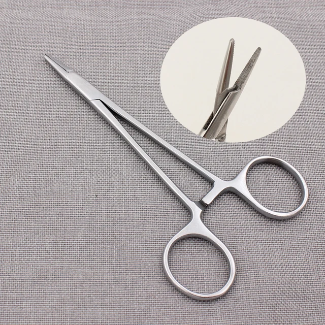 1pc Stainless Steel Hemostatic Clamp Forceps Surgical Forceps Tool ...