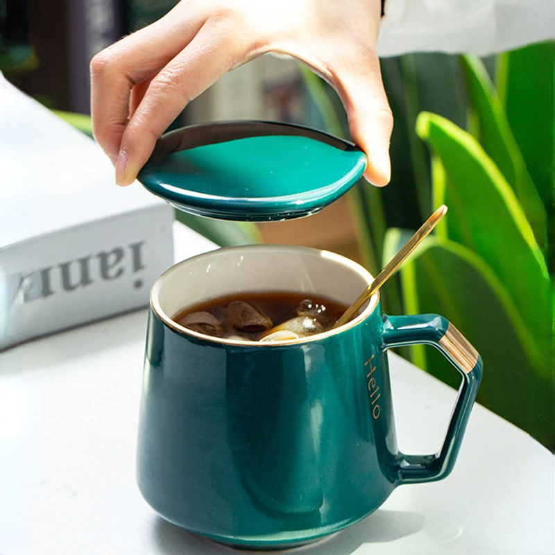 1Pc-Ceramic-Mug-European-Style-Light-Luxury-Gold-painted-Coffee-Cup ...