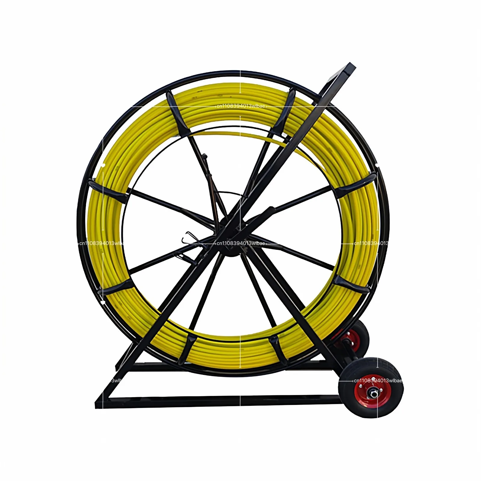New 8mm 100m Fiberglass Wire Cable Running Rod Snakes Fish Tape ...
