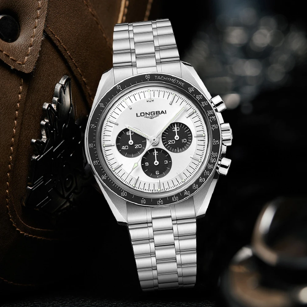 Men's Sports Chronograph Watch VK63 Chronograph Watch 42mm Luxury ...