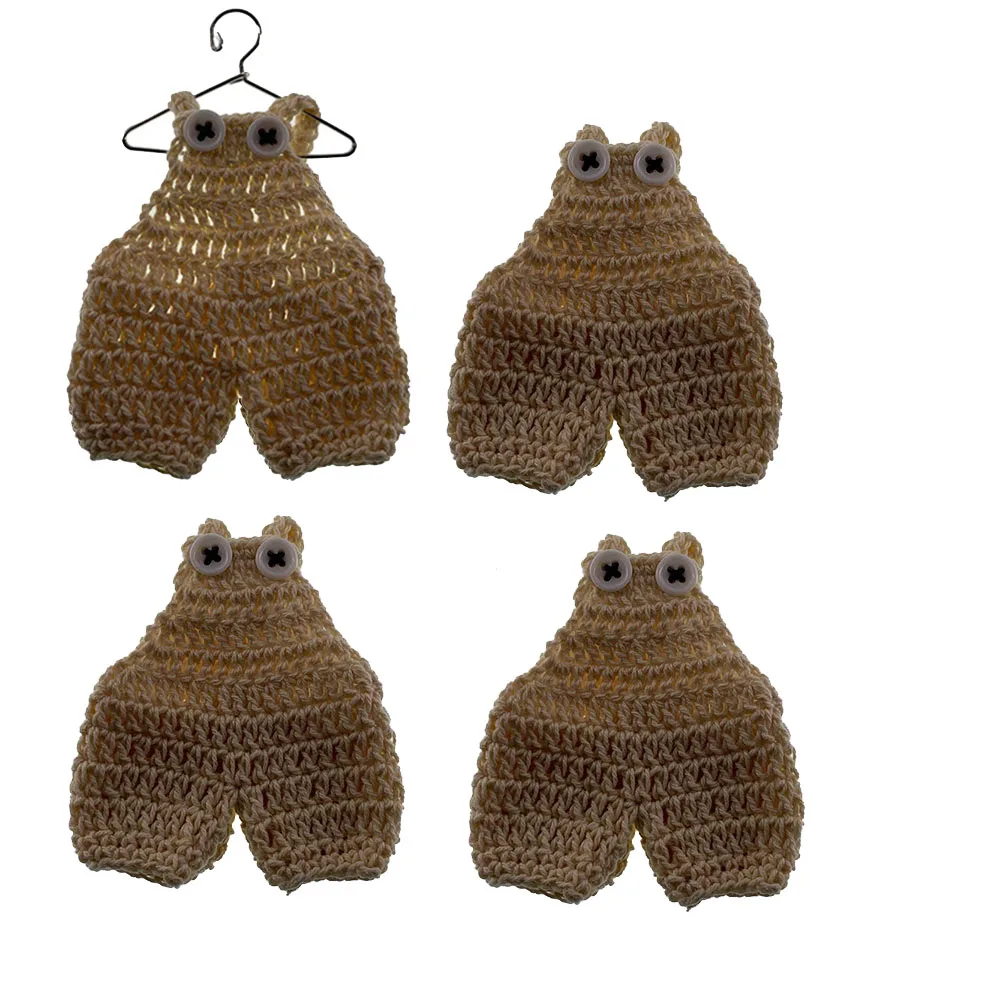 Mono-de-ganchillo-en-miniatura-hecho-a-mano-12-piezas-bot-n-baby-shower ...