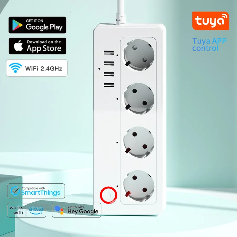 Smart-Multi-Tap-USB-WiFi-Multi-Outlet-Multiple-Splitter-Socket-Electric ...