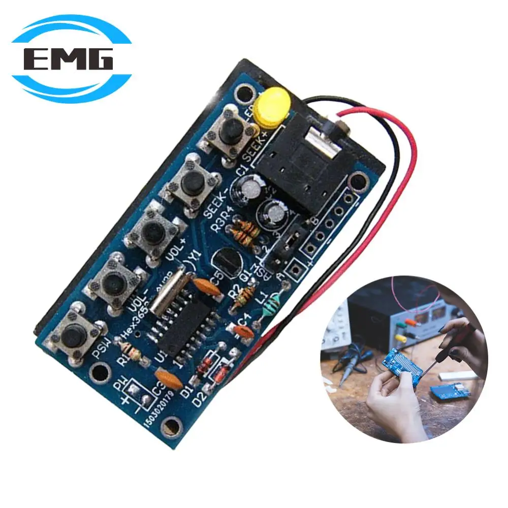 Wireless-Stereo-FM-Radio-Receiver-Module-PCB-FM-DIY-Electronic-Kits ...