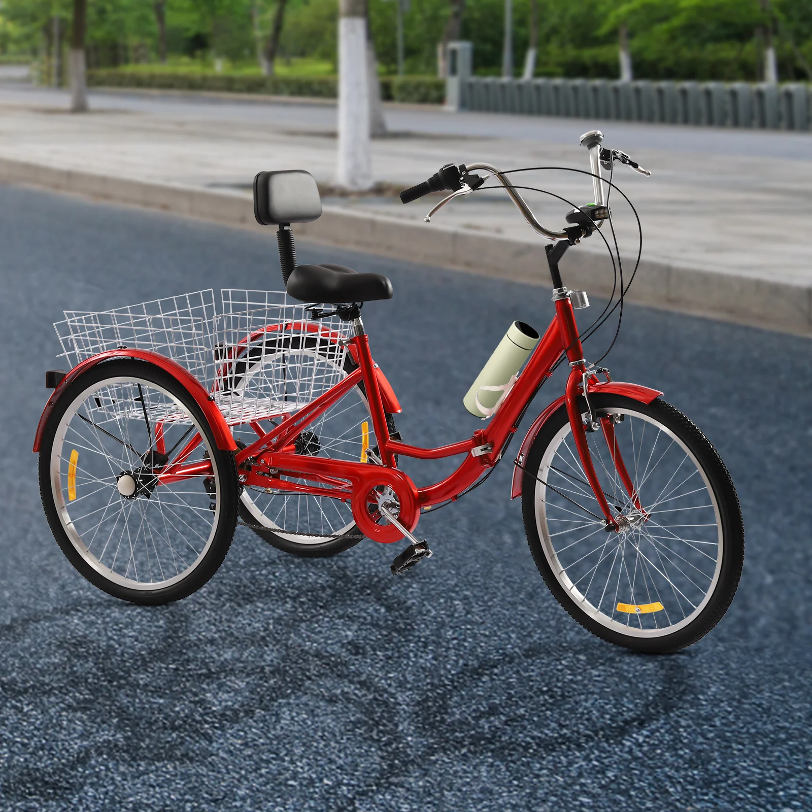 Bicicleta-de-tres-ruedas-para-adultos-triciclo-moderno-plegable-de-24 ...