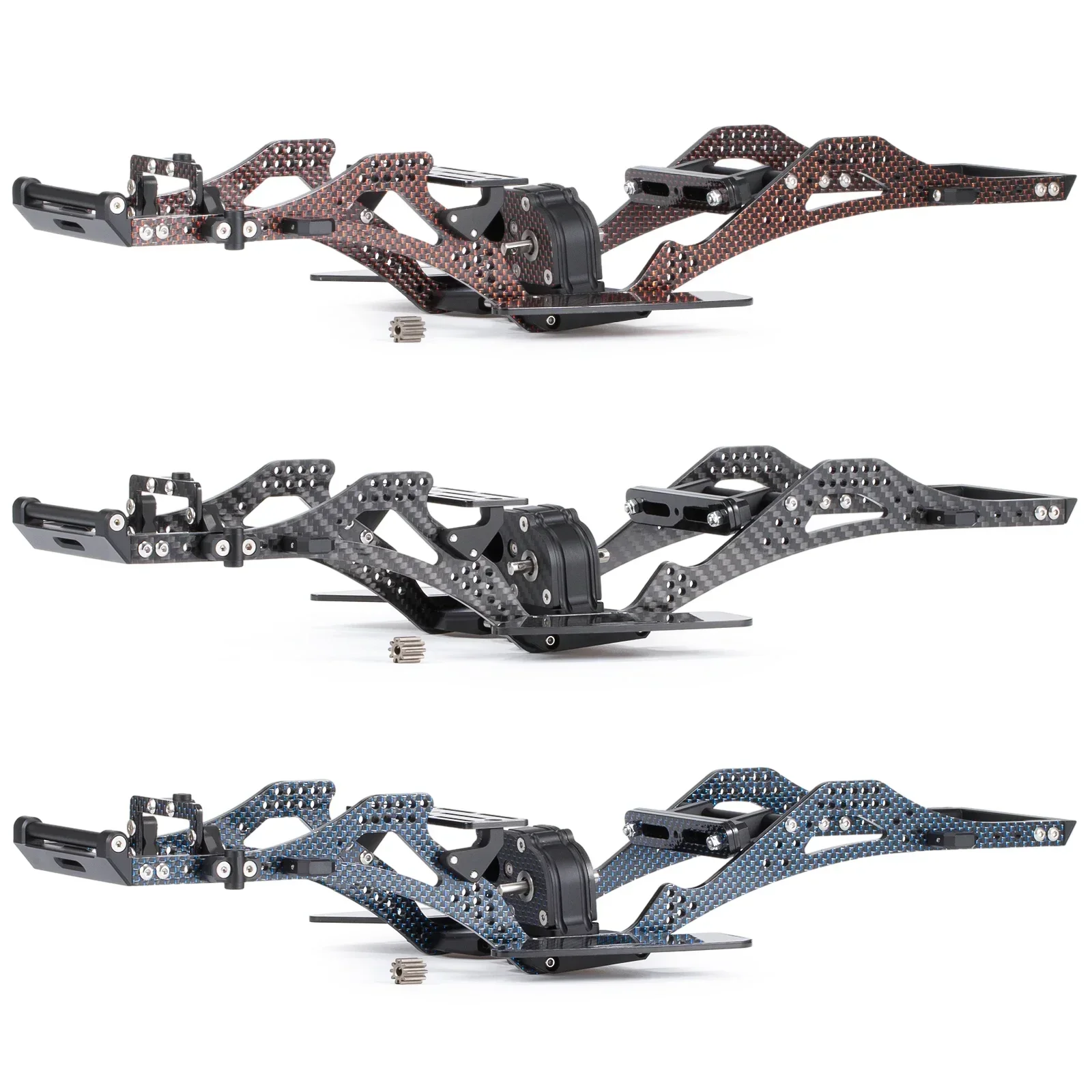 High-Performance-Gloss-Color-Carbon-Fiber-LCG-Chassis-Kit-for-1-10-RC ...