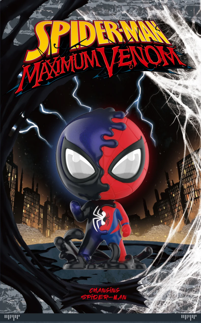 Pop Mart Blind Box - Marvel Spider-Man Maximum Venom Series (Random ...