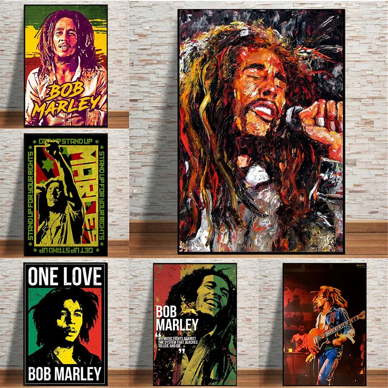 Bob Marley Singing Posters