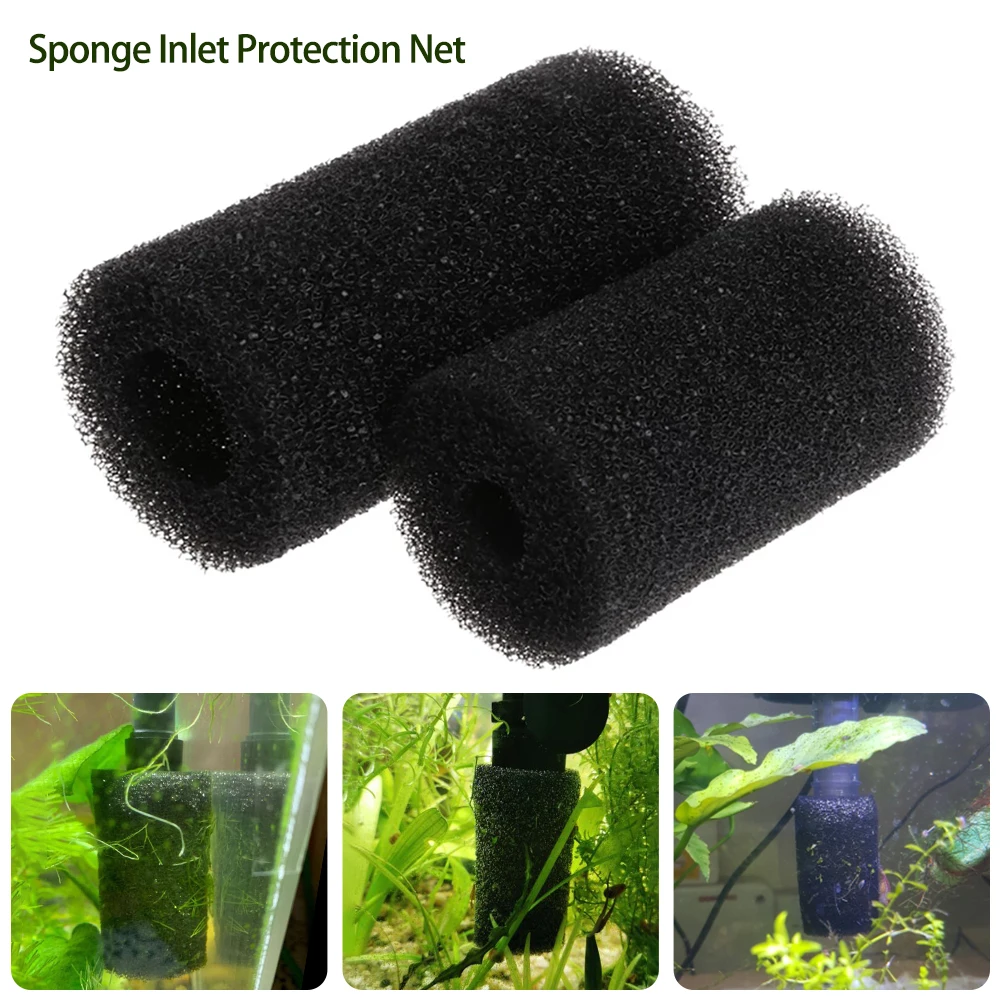 5 Pcs Aquarium Biochemical Filter Sponge Fish Tank Inlet Water Pre ...