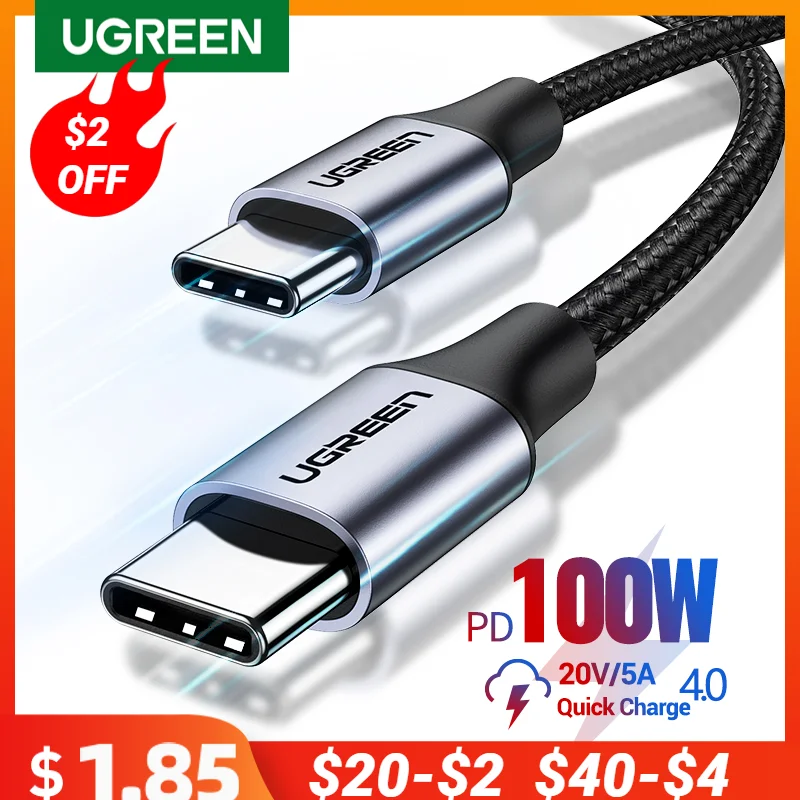 Ugreen Cable Type C Quick | Usb C Charger 100w Ugreen | Ugreen Type C ...