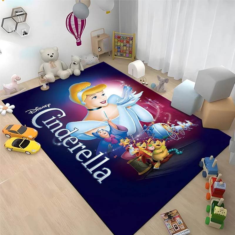 Disney-Cinderella-Pattern-Rug-Carpet-for-Living-Room-Bathroom-Mat ...