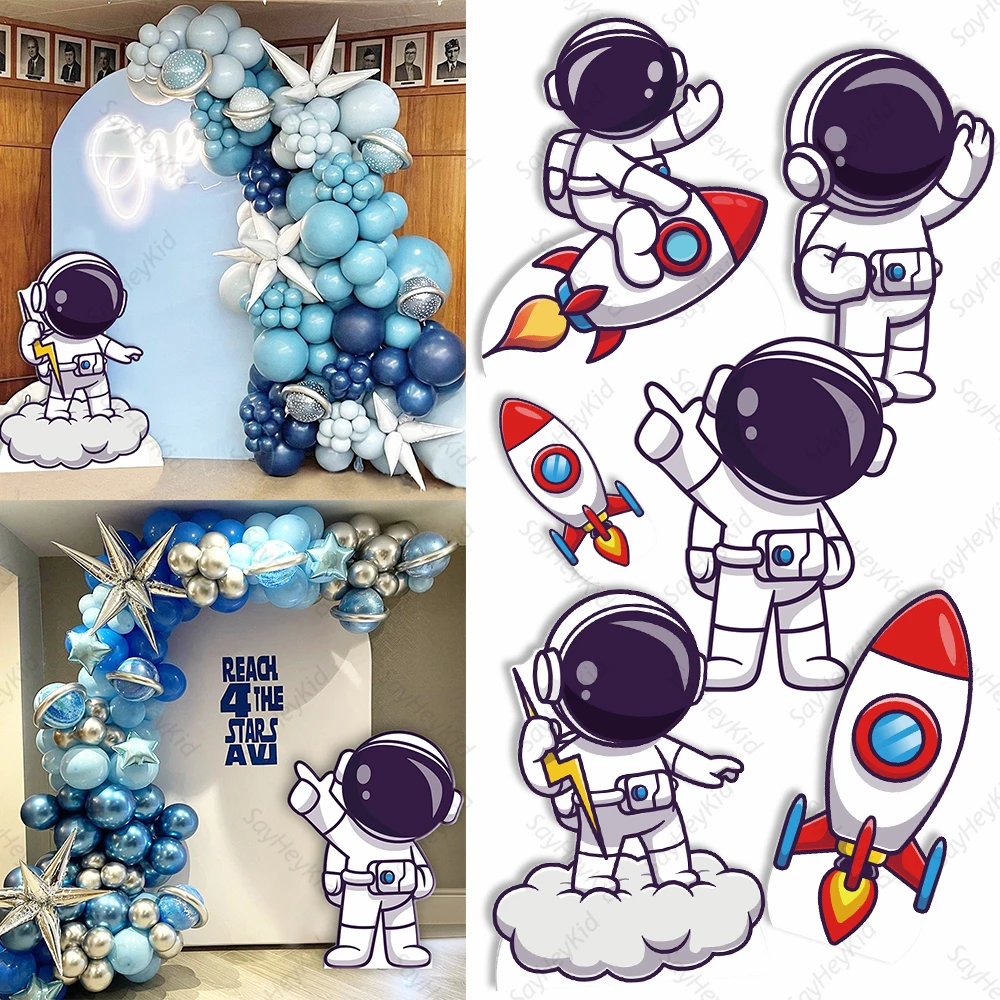 18-24-36inch-Astronaut-Spaceman-Decor-KT-Board-Rocket-Space-Theme ...