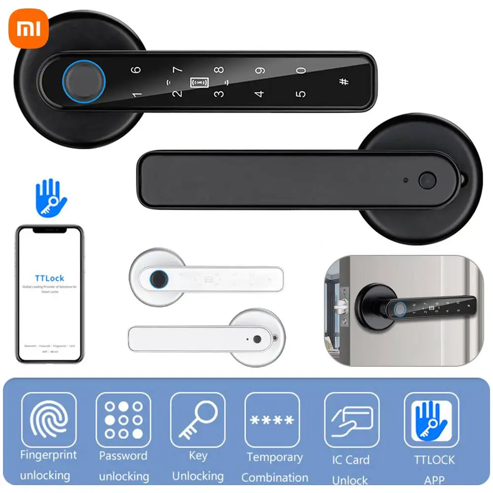 Xiaomi-Fingerprint-Lock-Waterproof-Wifi-Remote-Control-Bluetooth-TTLock ...