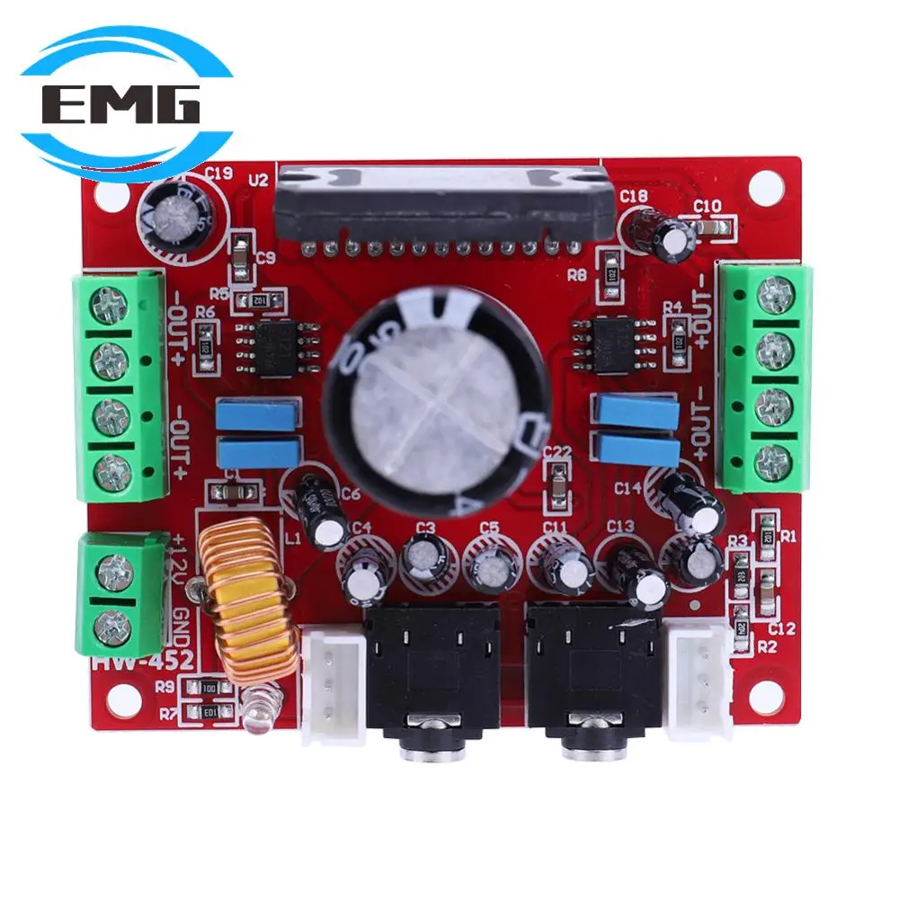 Fever-Class-Digital-Amplifier-Board-DC-12V-TDA7850-Stereo-Amplifier ...