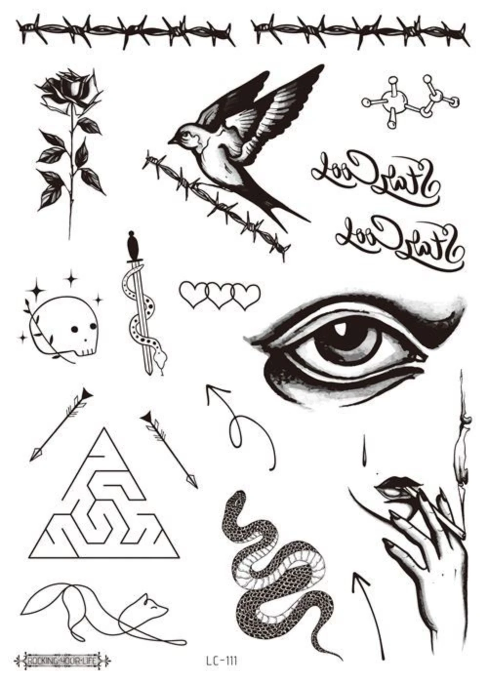 One Direction Tattoos Drawing