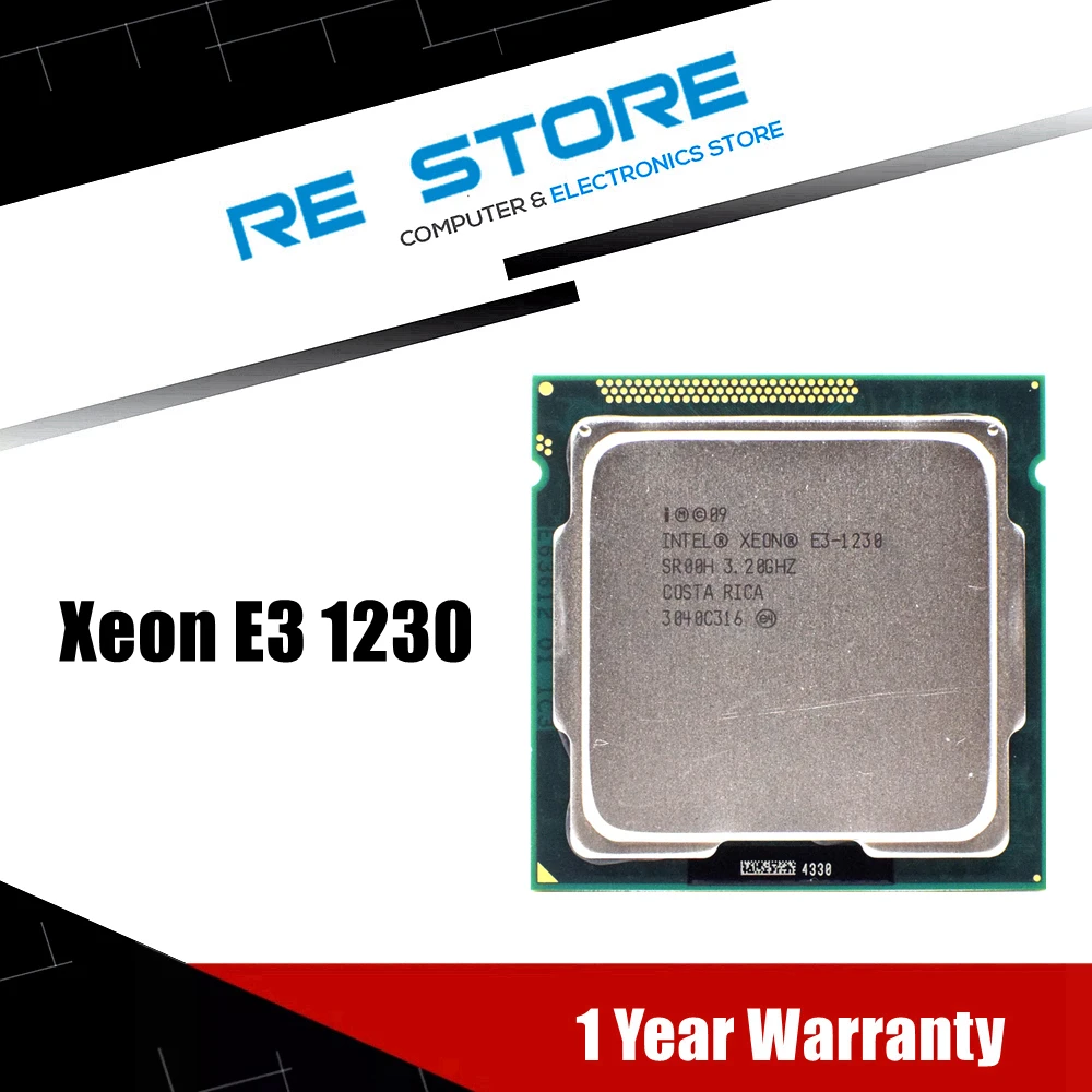 Intel Xeon E3 1230 SR00H 3.20GHz 8MB Quad Core LGA 1155 CPU Processor ...