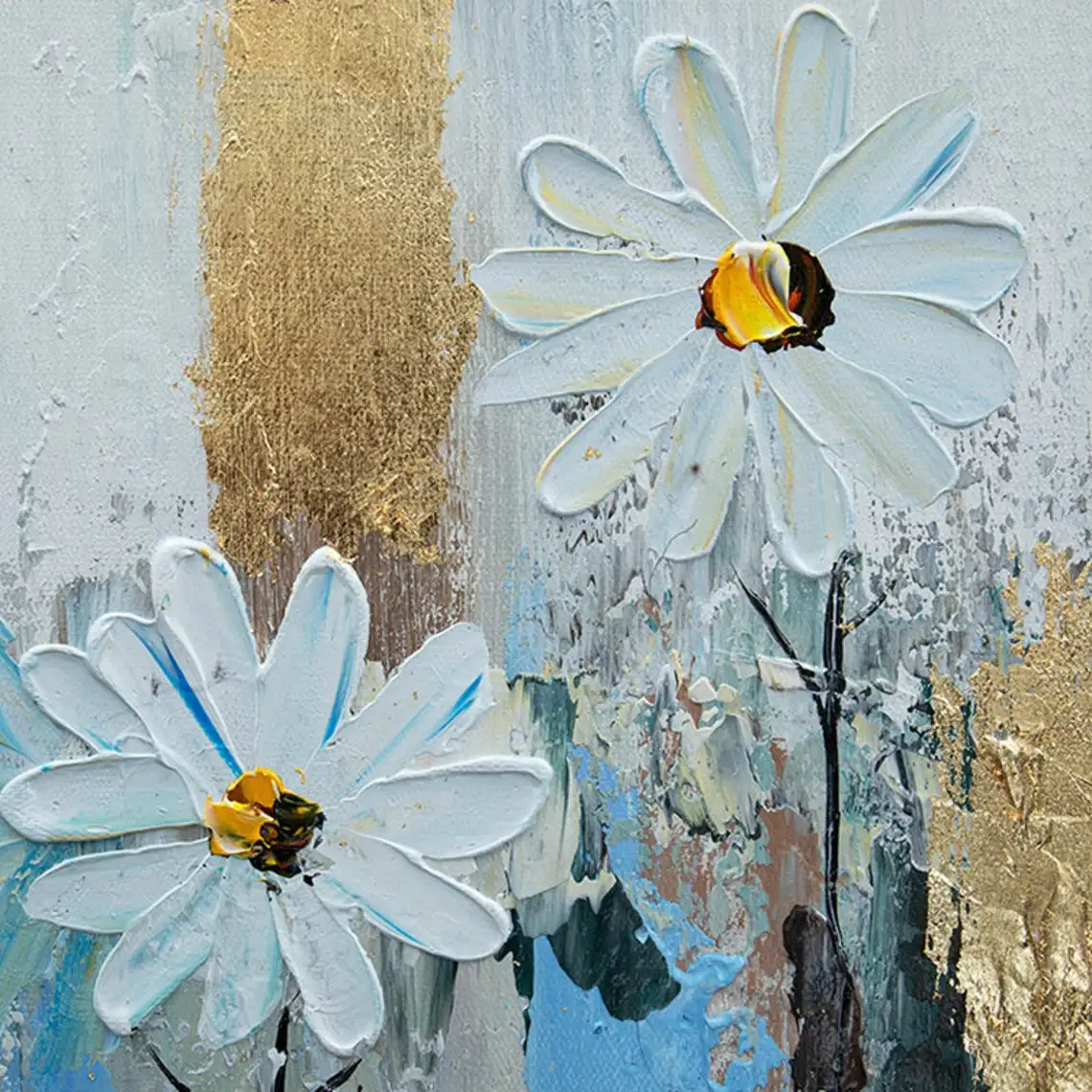Daisy Paintings Abstract