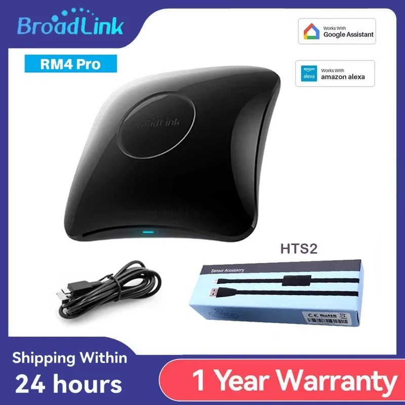 Broadlink RM4 Pro HTS2 Cable IR RF Wifi Smart Home Universal Remote For ...