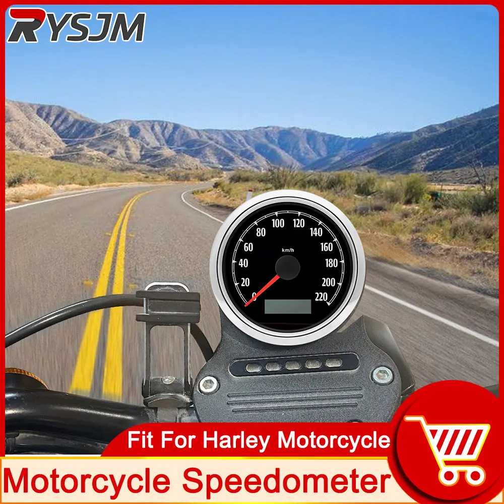 HD-Motorcycle-GPS-Speedometer-85MM-12V-0-220-KMH-MPH-Instruments-Gauges ...