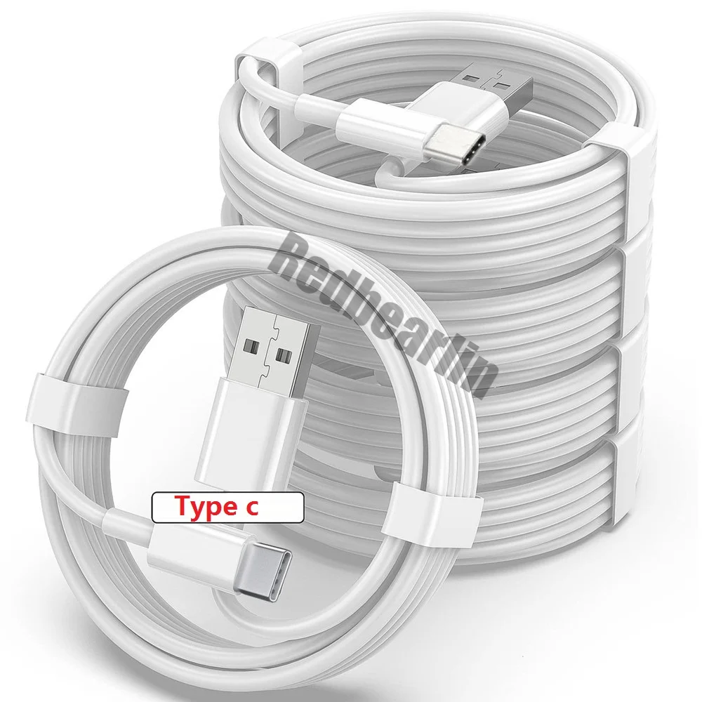 10-100pcs-1m-3FT-White-Type-c-USB-C-Charger-Cable-Cord-Line-Cables-For ...