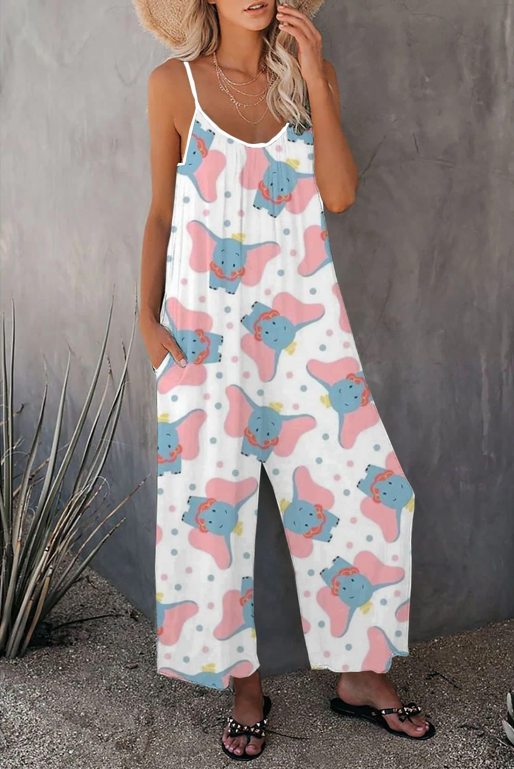 Mono-con-estampado-de-dibujos-animados-para-mujer-ropa-retro-holgada ...