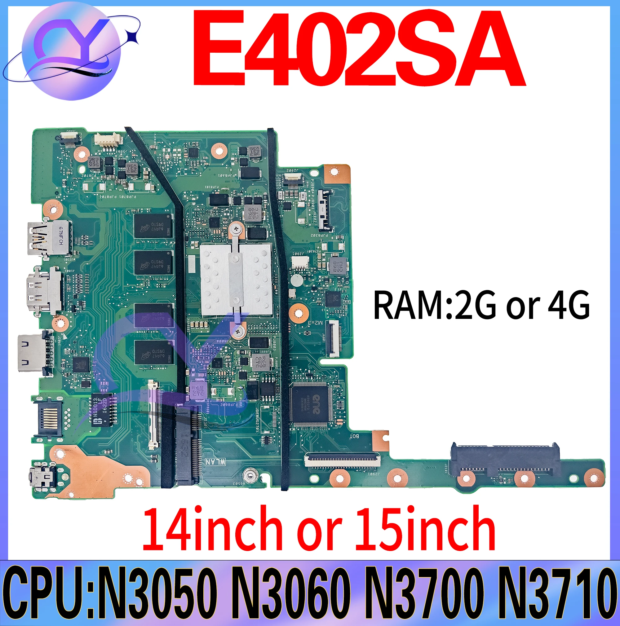 Placa-base-para-port-til-ASUS-E402SA-E402S-E502SA-E502S-N3050-3060 ...