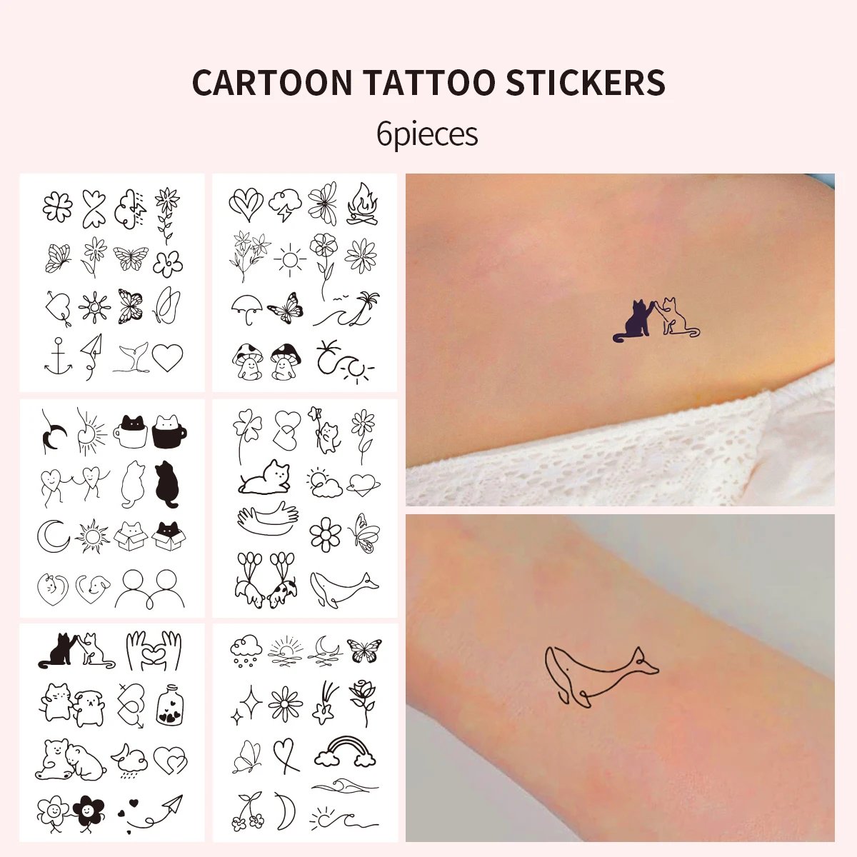 Tatuaje-temporal-impermeable-para-hombres-y-mujeres-pegatina-de-tatuaje ...