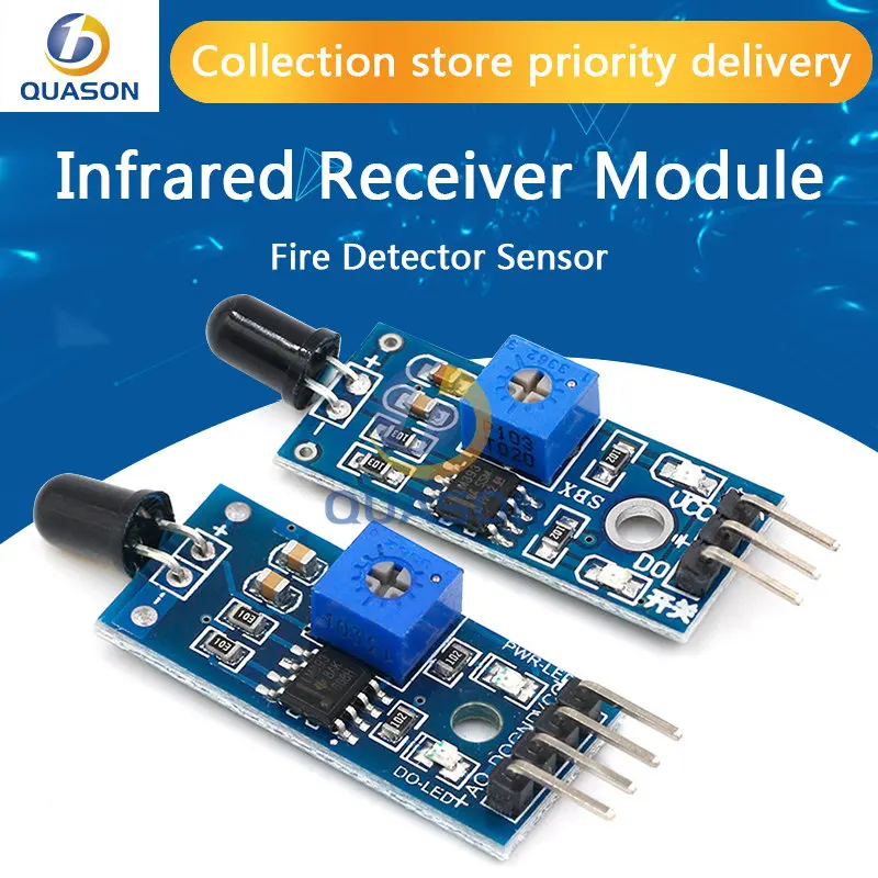 IR-Flame-Detection-Sensor-Module-Fire-Detector-Infrared-Receiver-Module ...