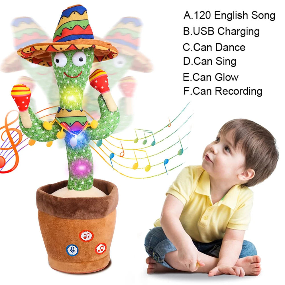 Talking-Cactus-Baby-Toy-Dancing-Cactus-Repeats-What-You-say-for-Kids ...