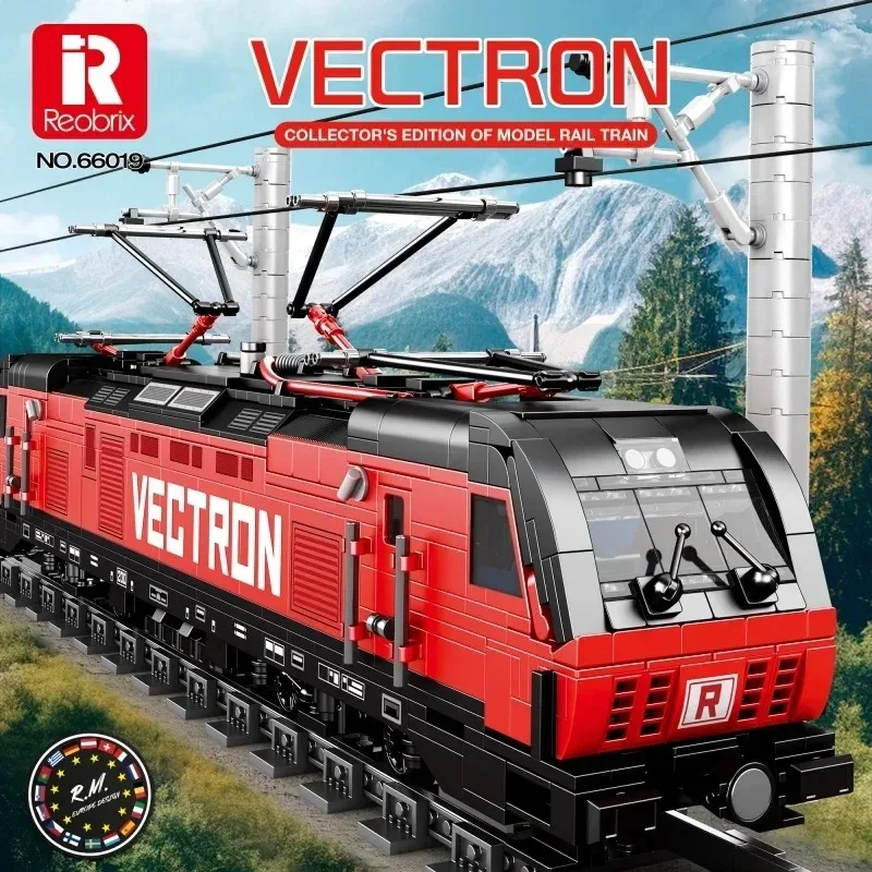 City-Trains-MOC-66019-Vectron-European-Electric-Passenger-Train-Tramway ...