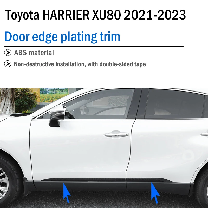 FOR-Toyota-HARRIER-XU80-2021-2023-Door-edge-plating-decorative-strip ...